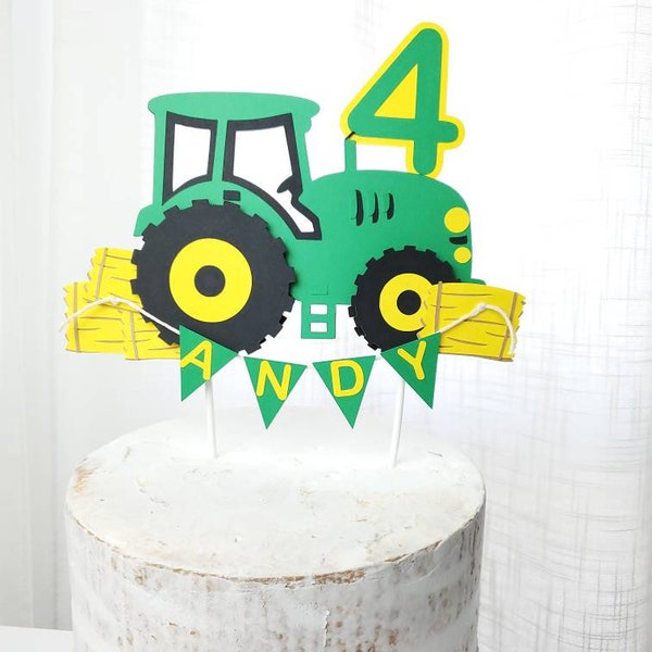 Tractor Cake Toppers - Etsy