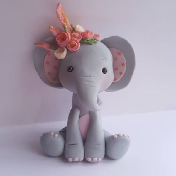Fondant Elephant - Etsy