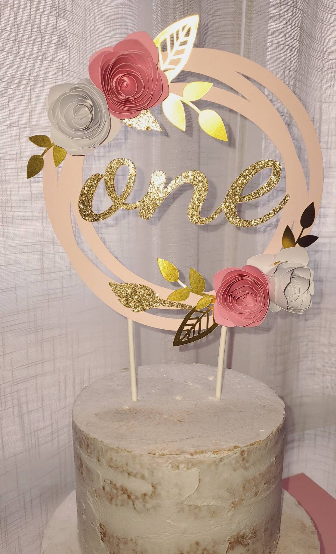 First Birthday Cake Topper | Etsy