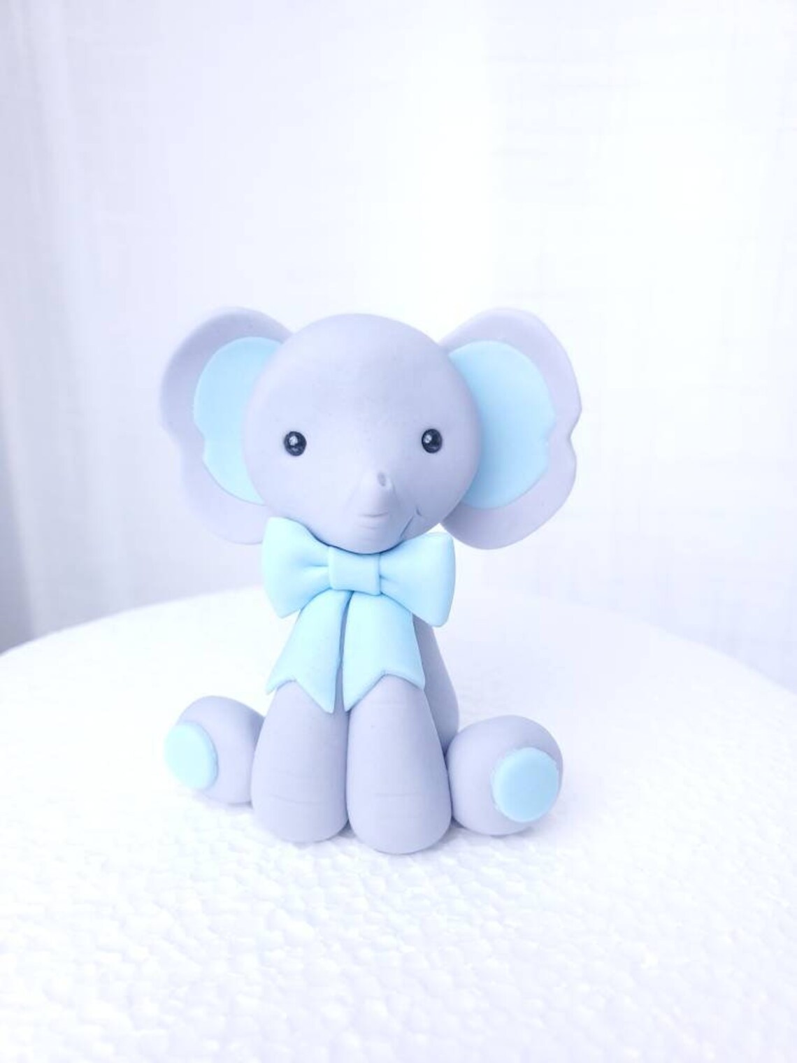 Fondant Elephant Boy Cake Topper - Etsy