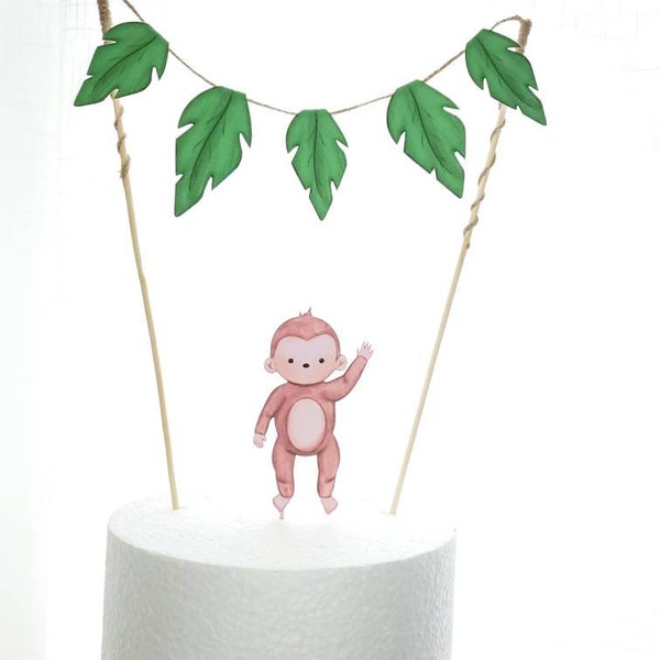 Monkey Topper - Etsy