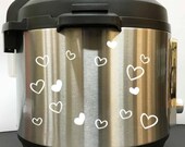 Cute Hearts Art Vinyl Decal Sticker for Instant Pot Instapot | Etsy