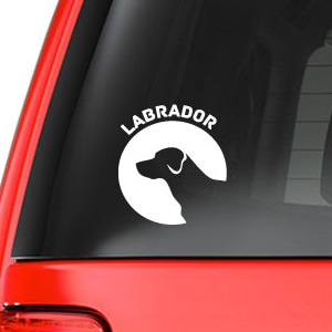 Labrador Breed Lover - Vinyl Decal for Car, Macbook, or Other Laptop ...