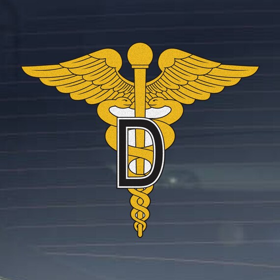 US Army Division Dental Corps Emblem Reflective Indoor | Etsy