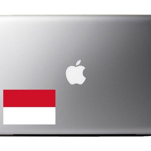 Indonesian Pride Flag Full Color - Vinyl Sticker Decal for Cars ...