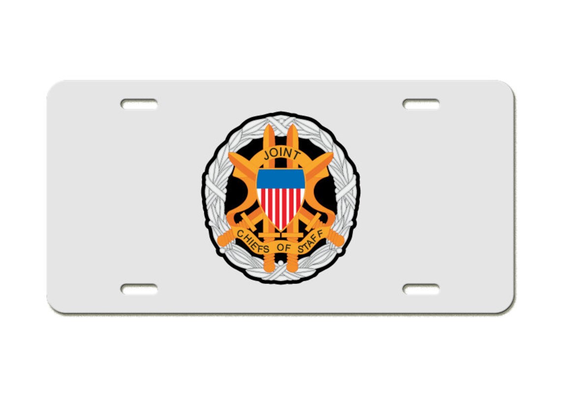 US Army Division - Joint Chiefs of Staff Emblem - Aluminum License ...