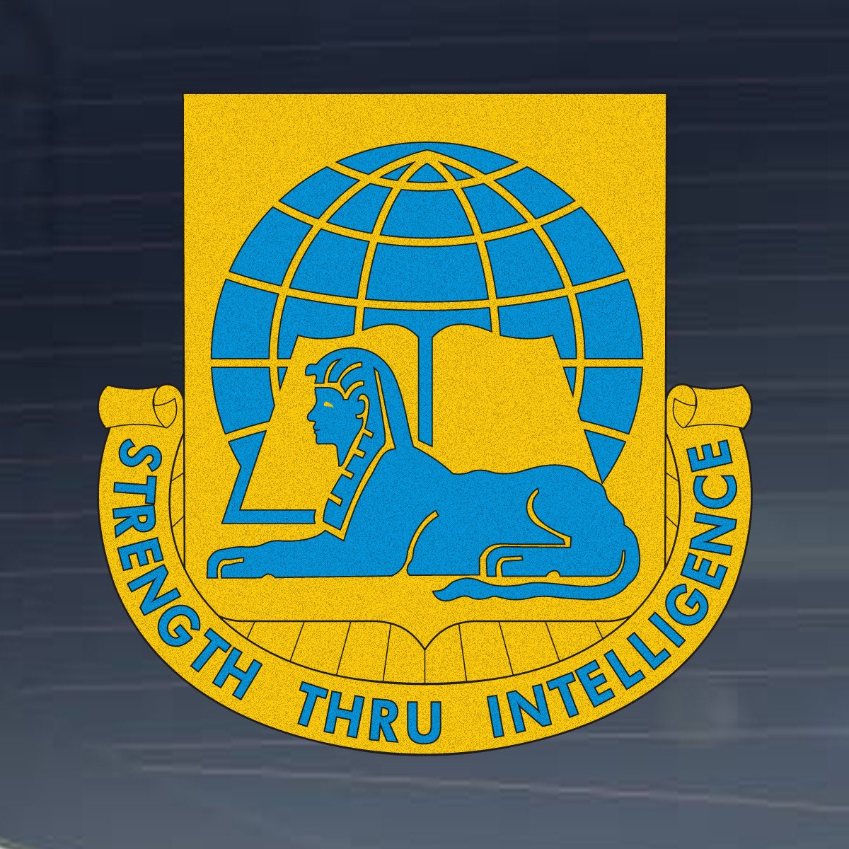 US Army Division - 519th Military Intelligence Battalion DUI Reflective ...