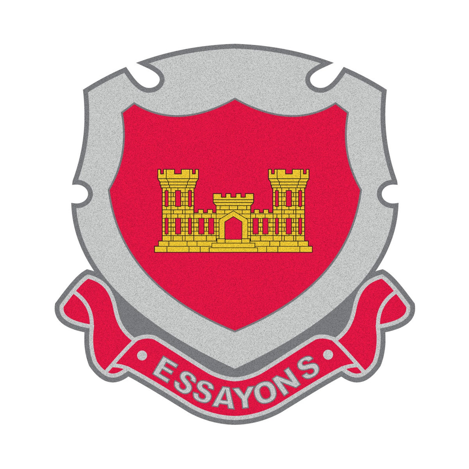 US Army Division Engineers Corps Insignia Reflective Indoor | Etsy