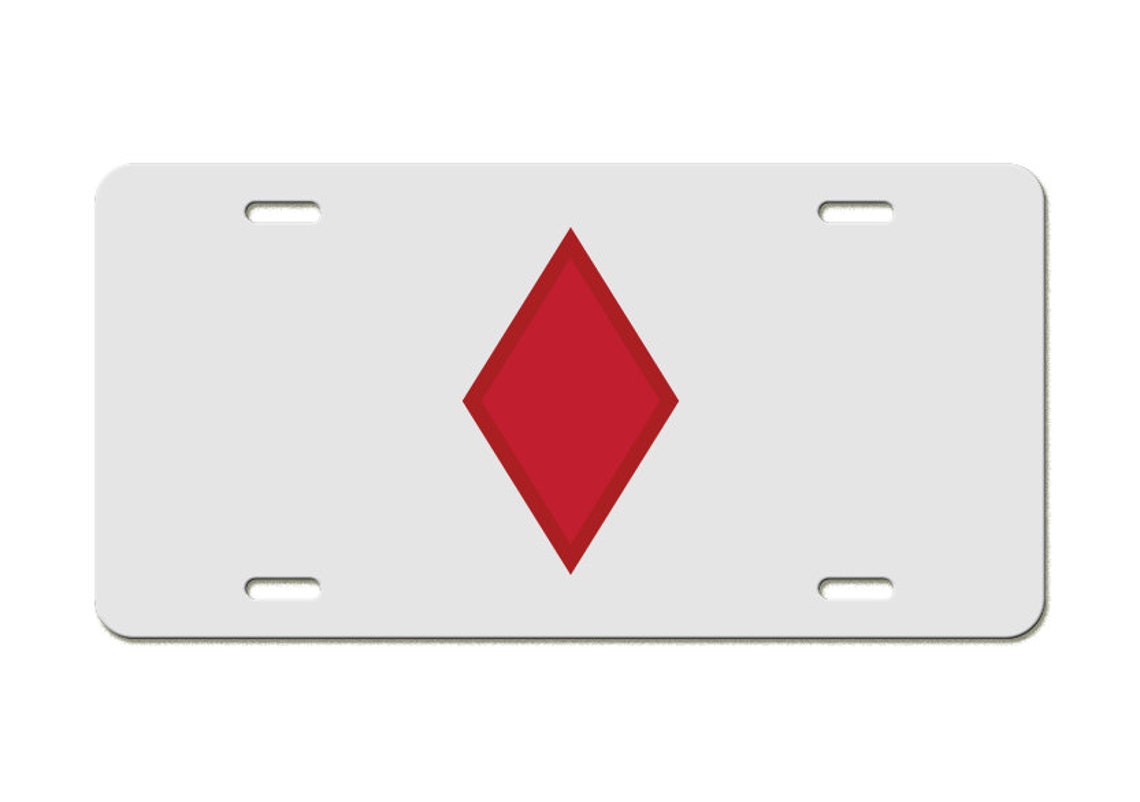 US Army Division 5th Calvary DUI Aluminum License Plate - Etsy