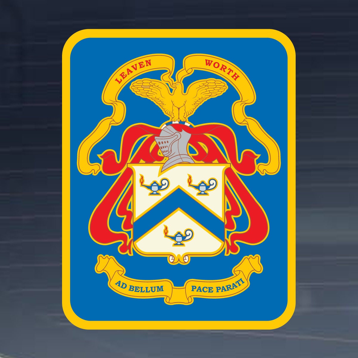 US Army Division - Command and General Staff DUI Full Color Vinyl Decal ...