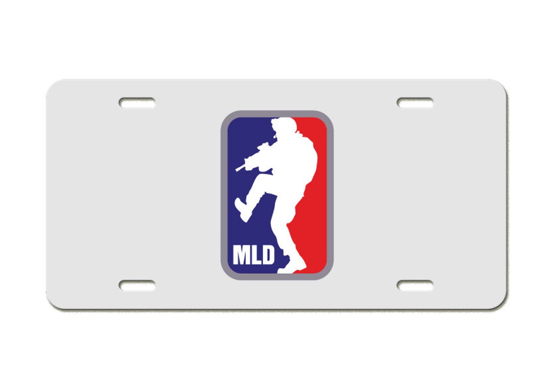 US Army Division - Major League Door Kickers - Aluminum License Plate ...