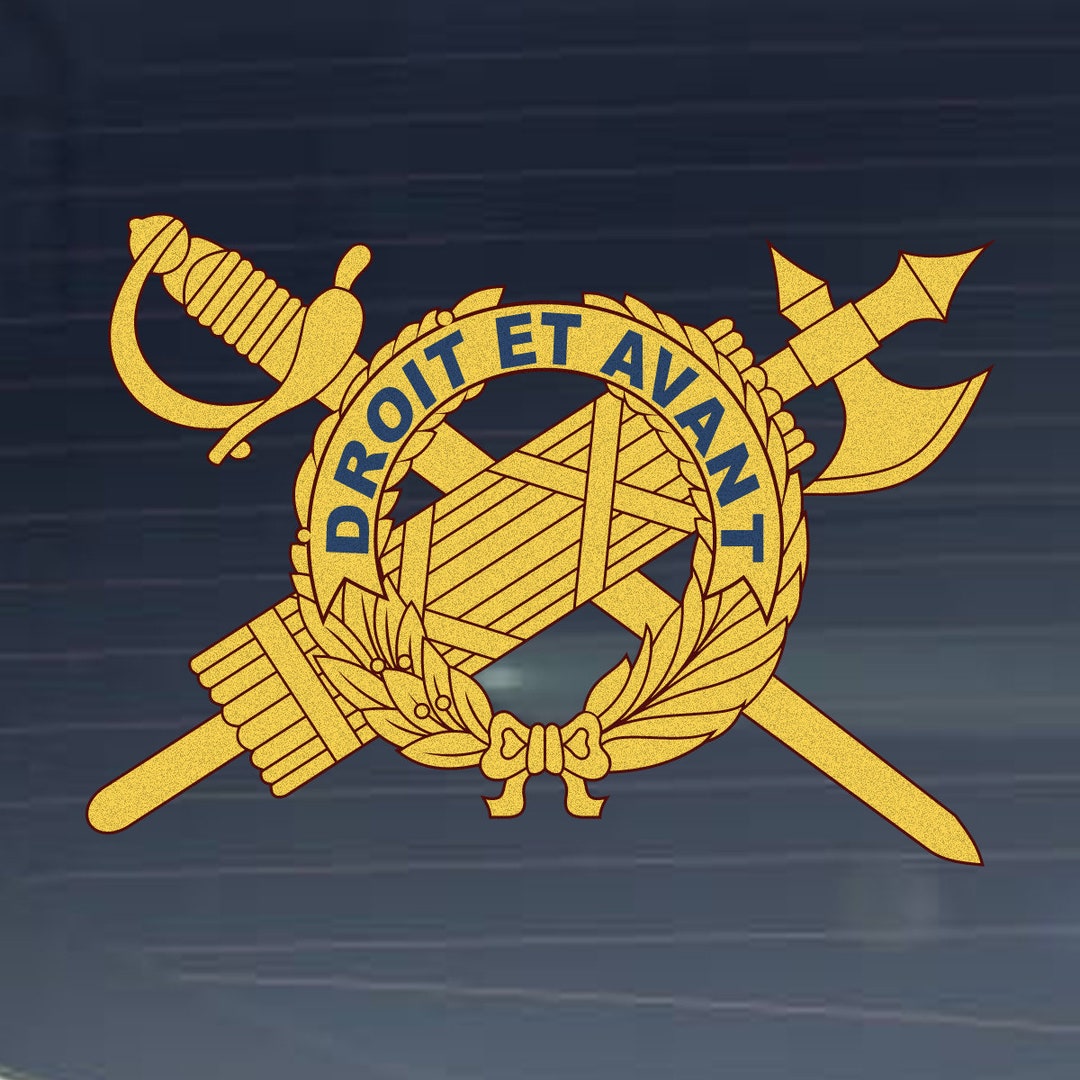 US Army Division Inspector General Emblem Gold Reflective Indoor ...