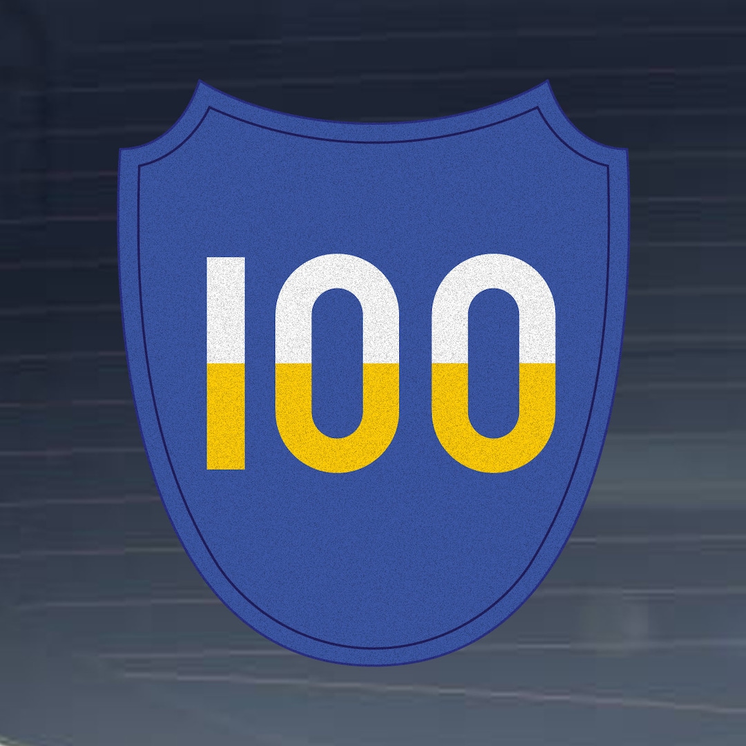 US Army Division - 100th Infantry Division Reflective Indoor Outdoor ...