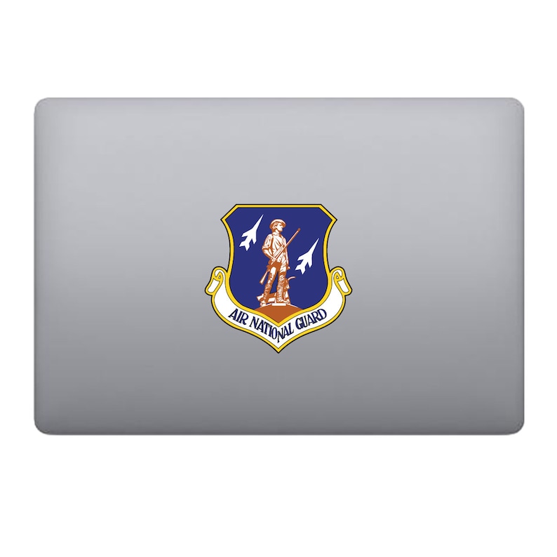US Army Division Air National Guard Shield Full Color Vinyl Decal ...