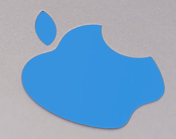 Light Blue Apple Logo