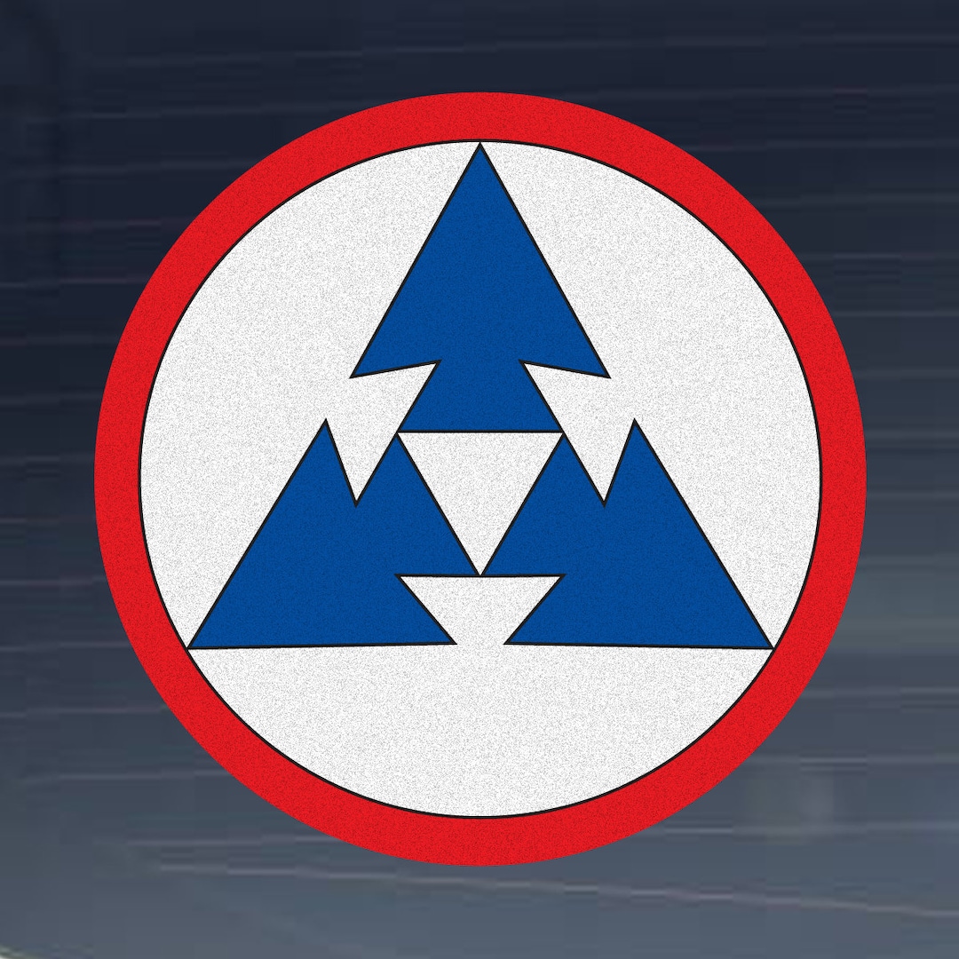 US Army Division - 3rd Sustainment Command SSI Reflective Indoor ...