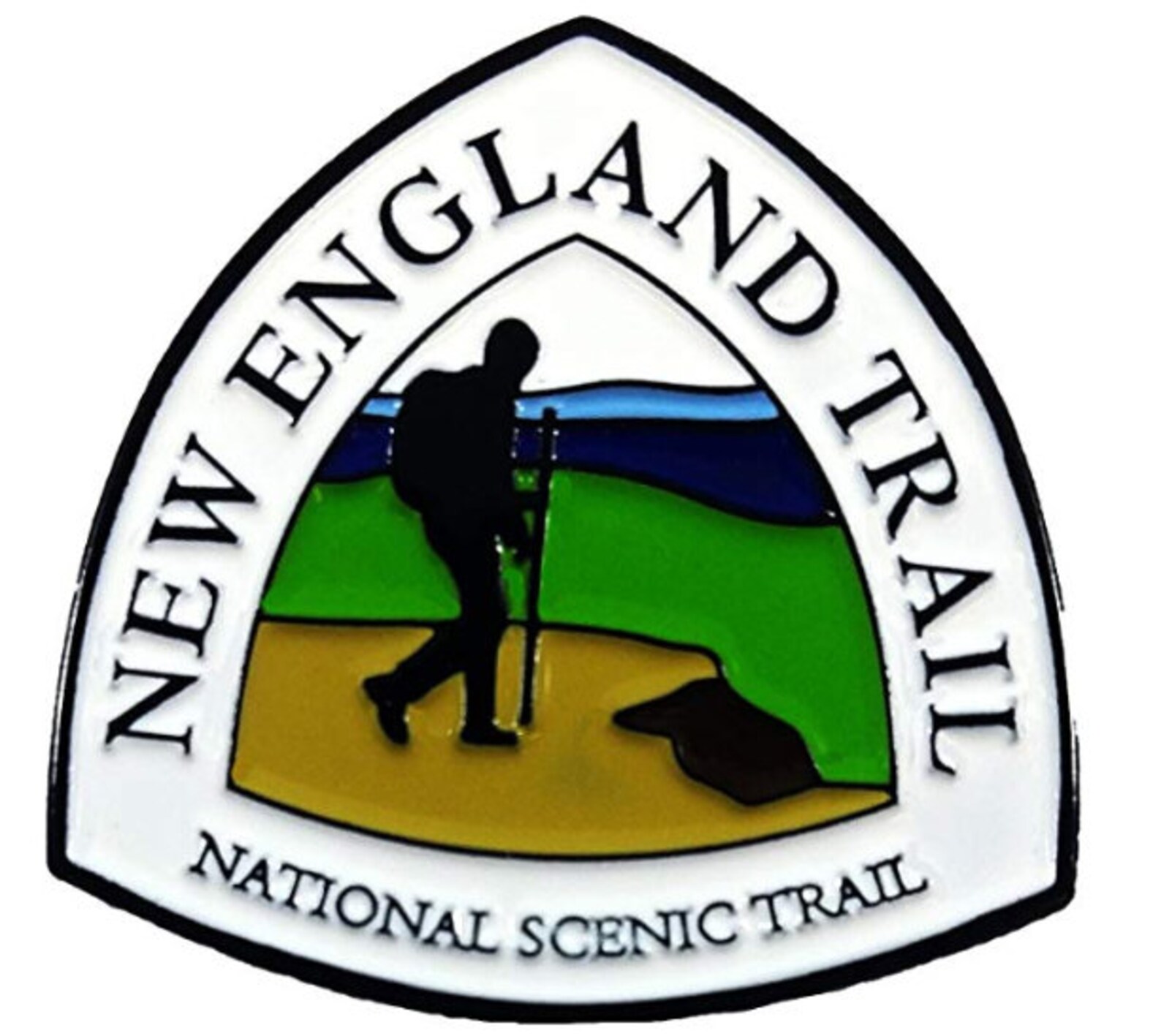 New England National Scenic Trail Full Color - 1" Enamel Pinbrooch for ...