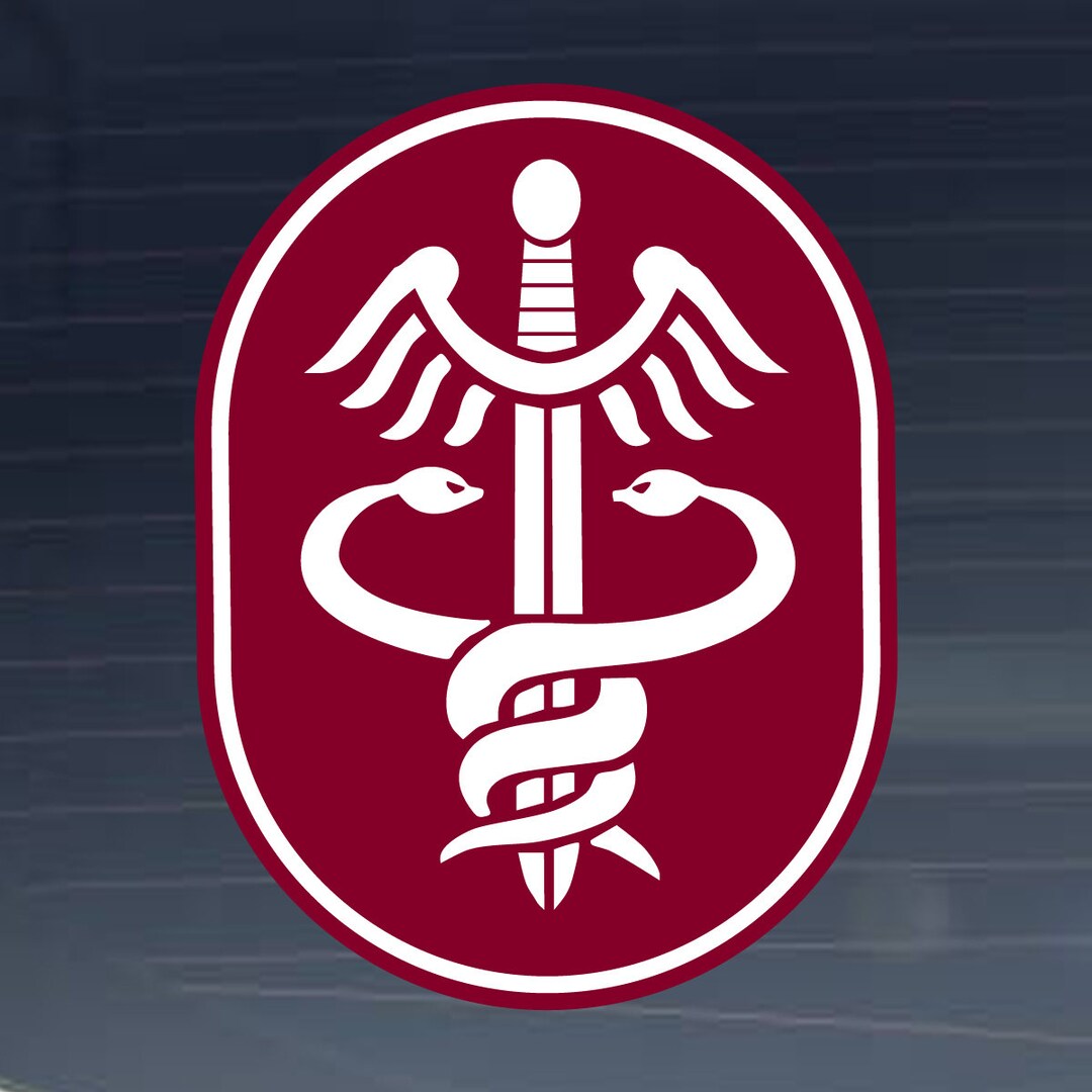 US Army Division - Medical Command Full Color Vinyl Decal Indoor ...