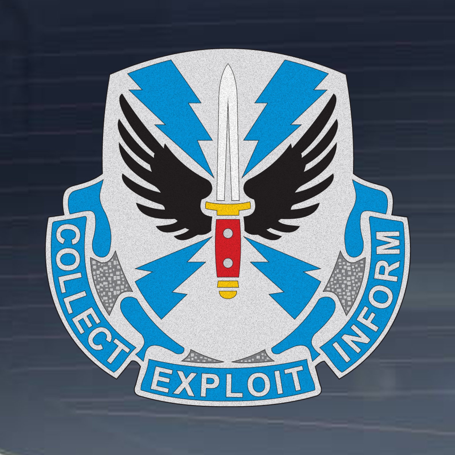 US Army Division - 337th Military Intelligence Battalion DUI Reflective ...