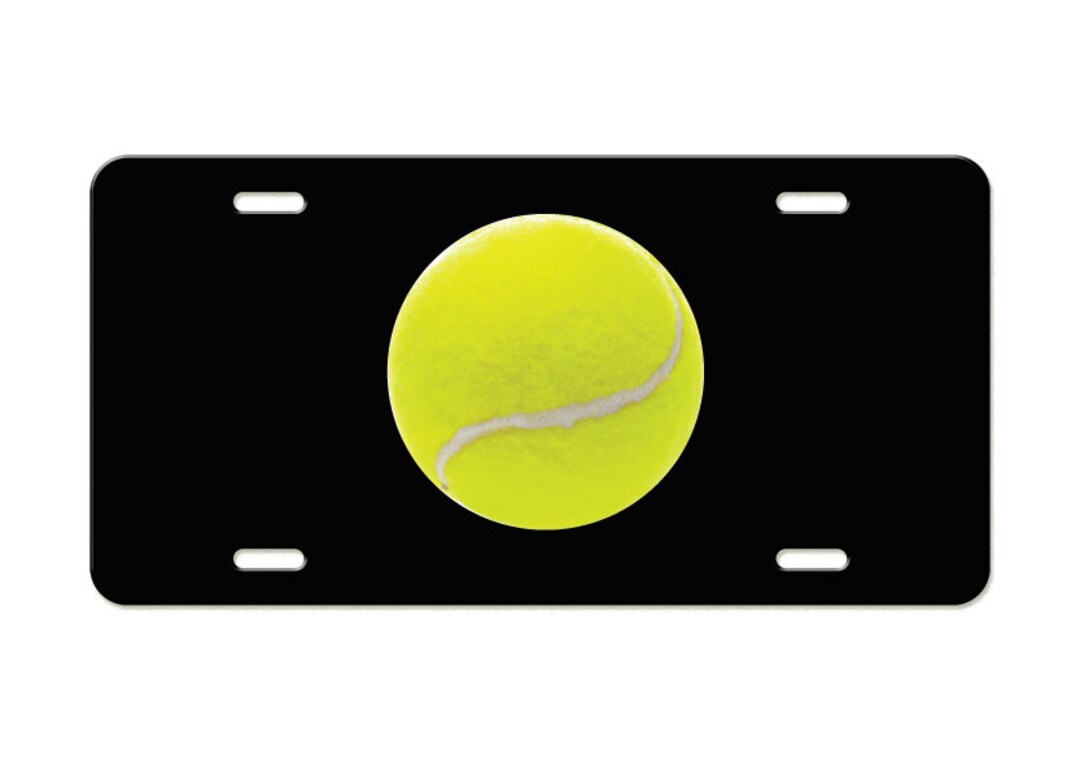 Tennis Sports Ball - Aluminum License Plate - Etsy