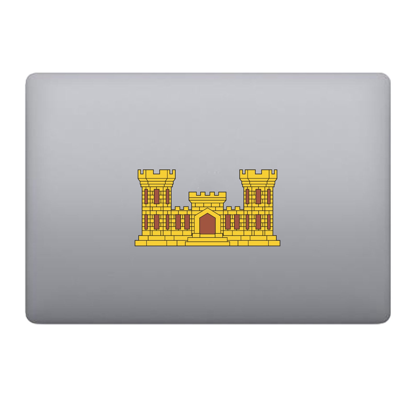 US Army Division - Engineers Corps Emblem Full Color Vinyl Decal Indoor ...