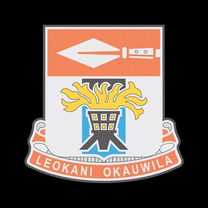 US Army Division 125th Signal Battalion Reflective Indoor Outdoor Vinyl ...