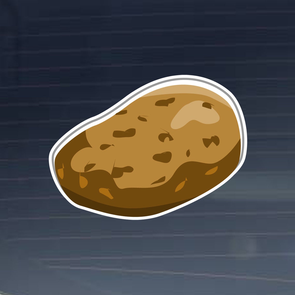 Potato Vegetable Full Color Vinyl Decal for Laptop Windows | Etsy