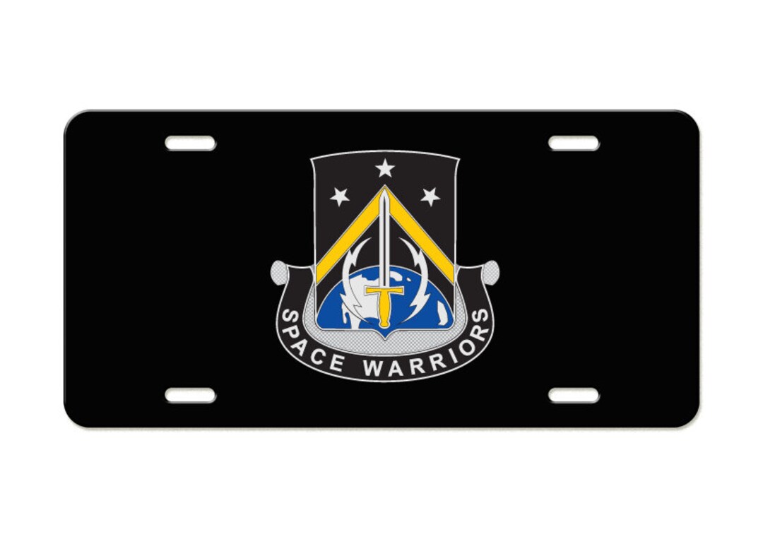 1st Space Battalion - Multiple Colors Aluminum License Plate - Etsy