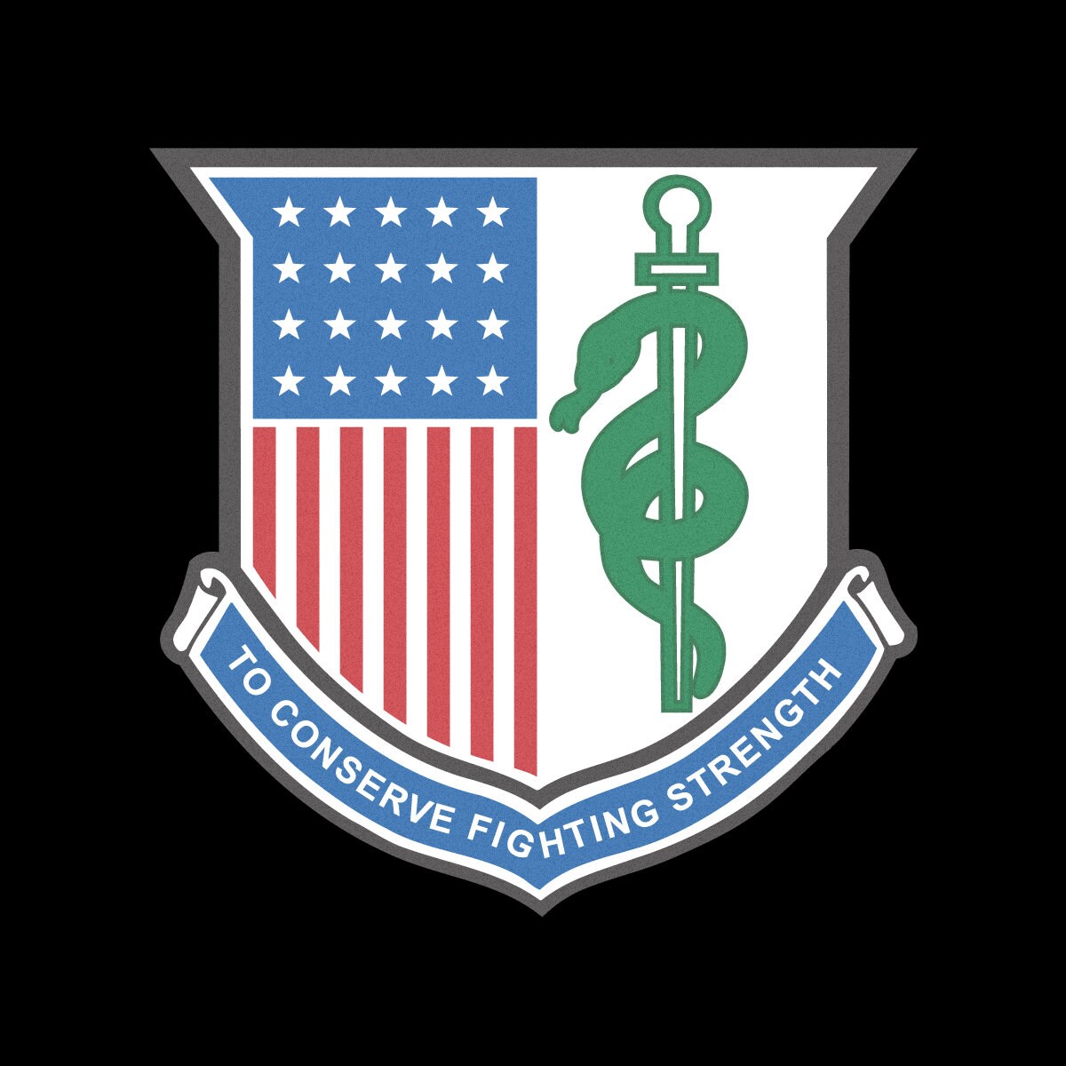 US Army Division Medical Corps Insignia Reflective Indoor | Etsy