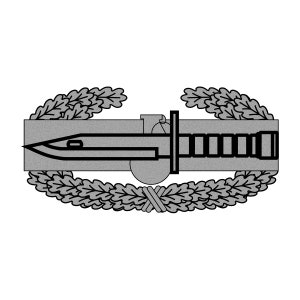 US Army Division - Old Combat Action Badge Reflective Indoor Outdoor ...