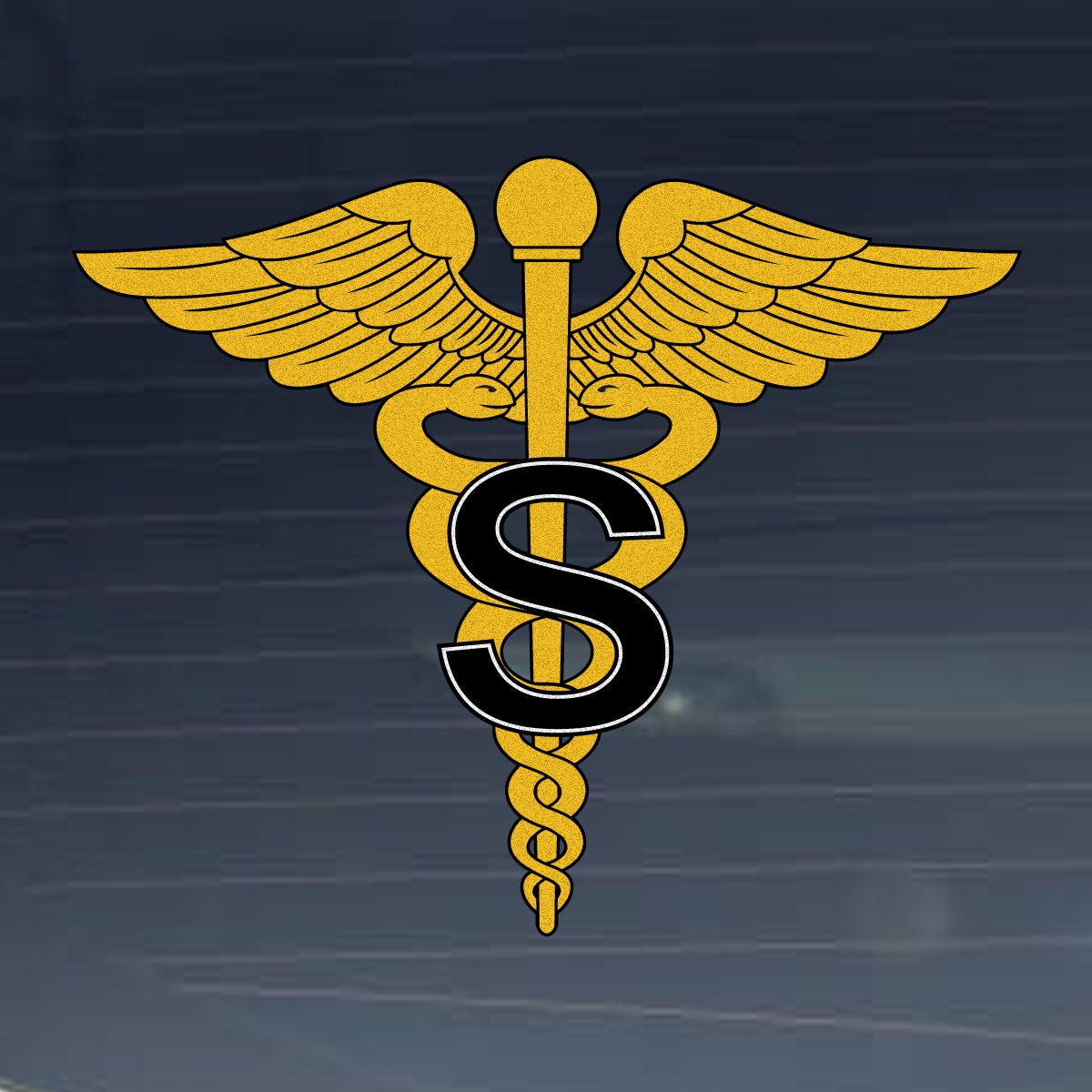 US Army Division Medical Specialist Corps Emblem Reflective | Etsy