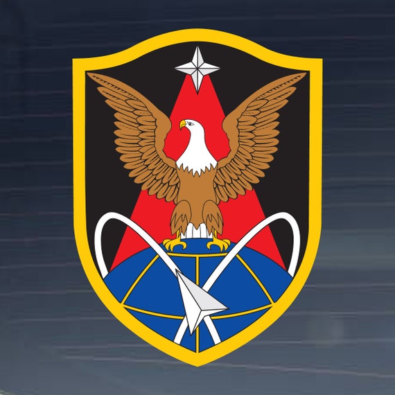 US Army Division 1st Space Brigade SSI Indoor Outdoor Vinyl | Etsy