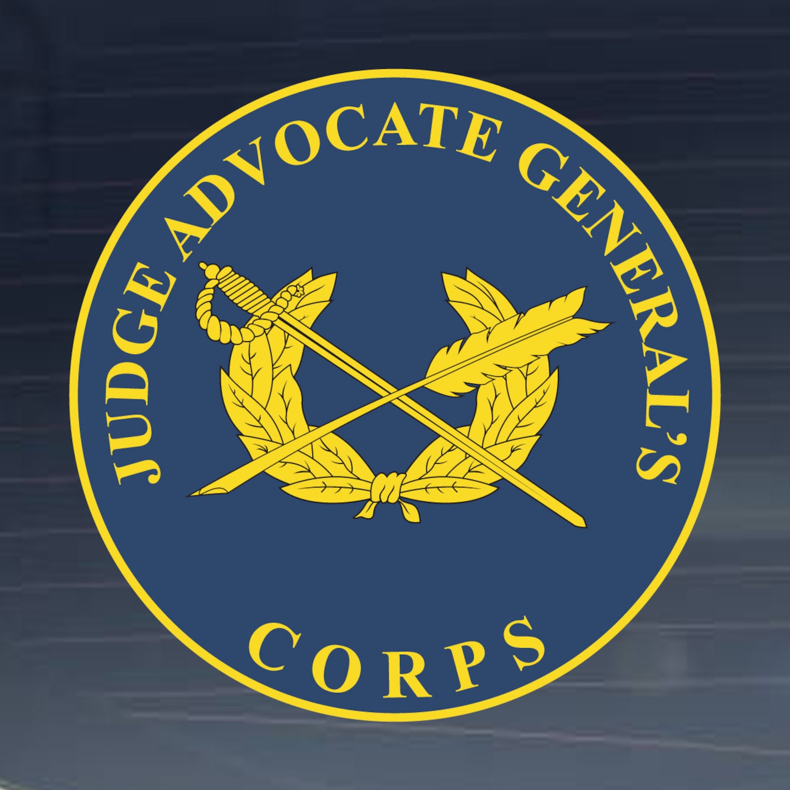 US Army Division - Judge Advocate General Plaque Full Color Vinyl Decal ...