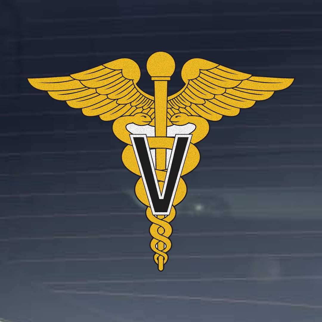 US Army Division - Veterinary Corps Emblem Reflective Reflective Indoor ...