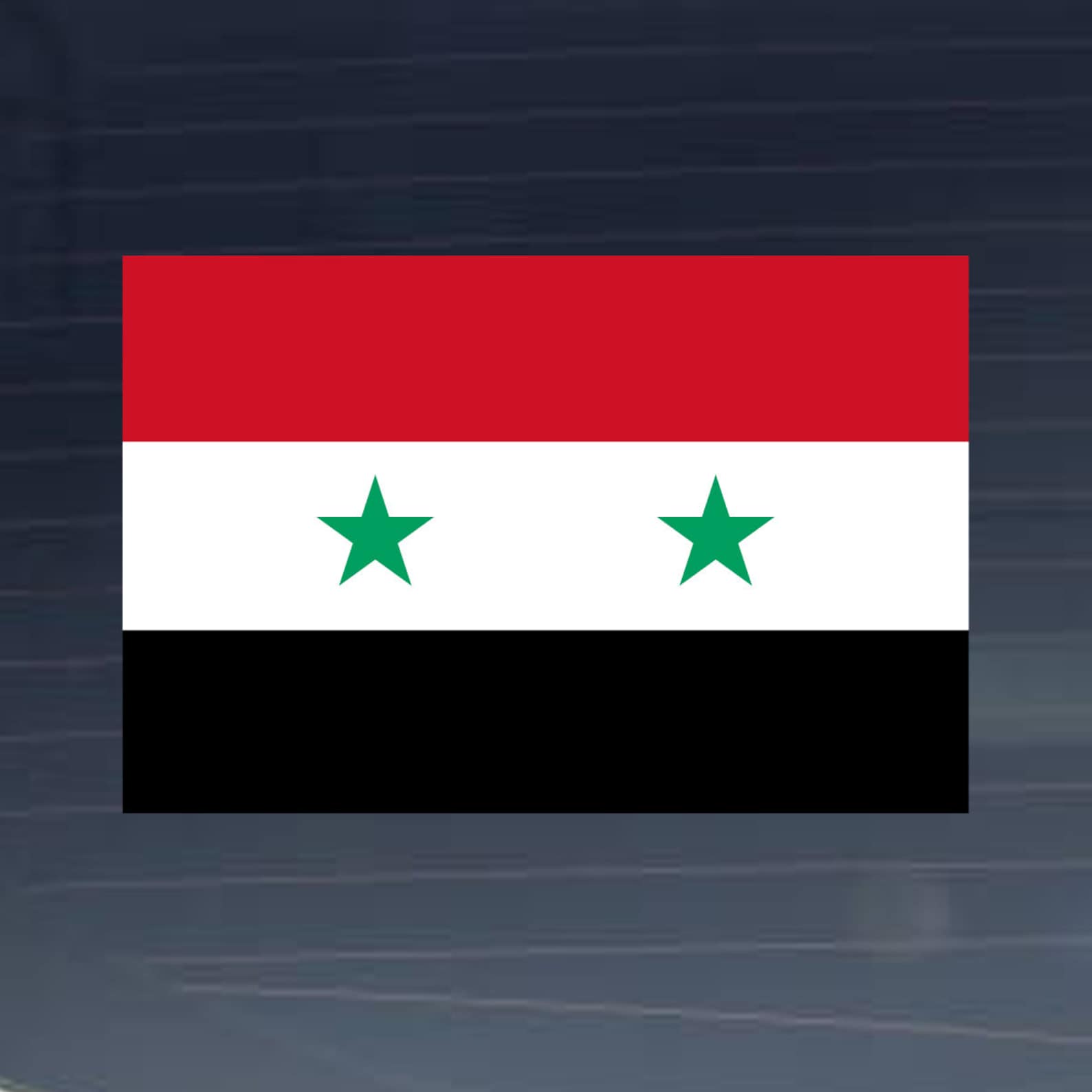 Syria Country National Flag Decal Syrian Syrian Full Color - Etsy