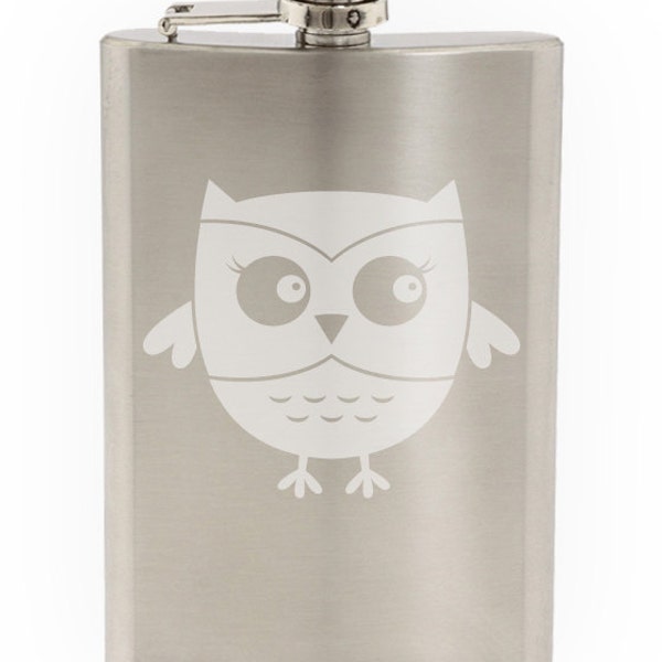 Owl Hip Flask - Etsy