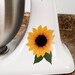 Sunflower Floral Bakery Kitchenaid Mixer Mixing Machine Decal Art Wrap ...