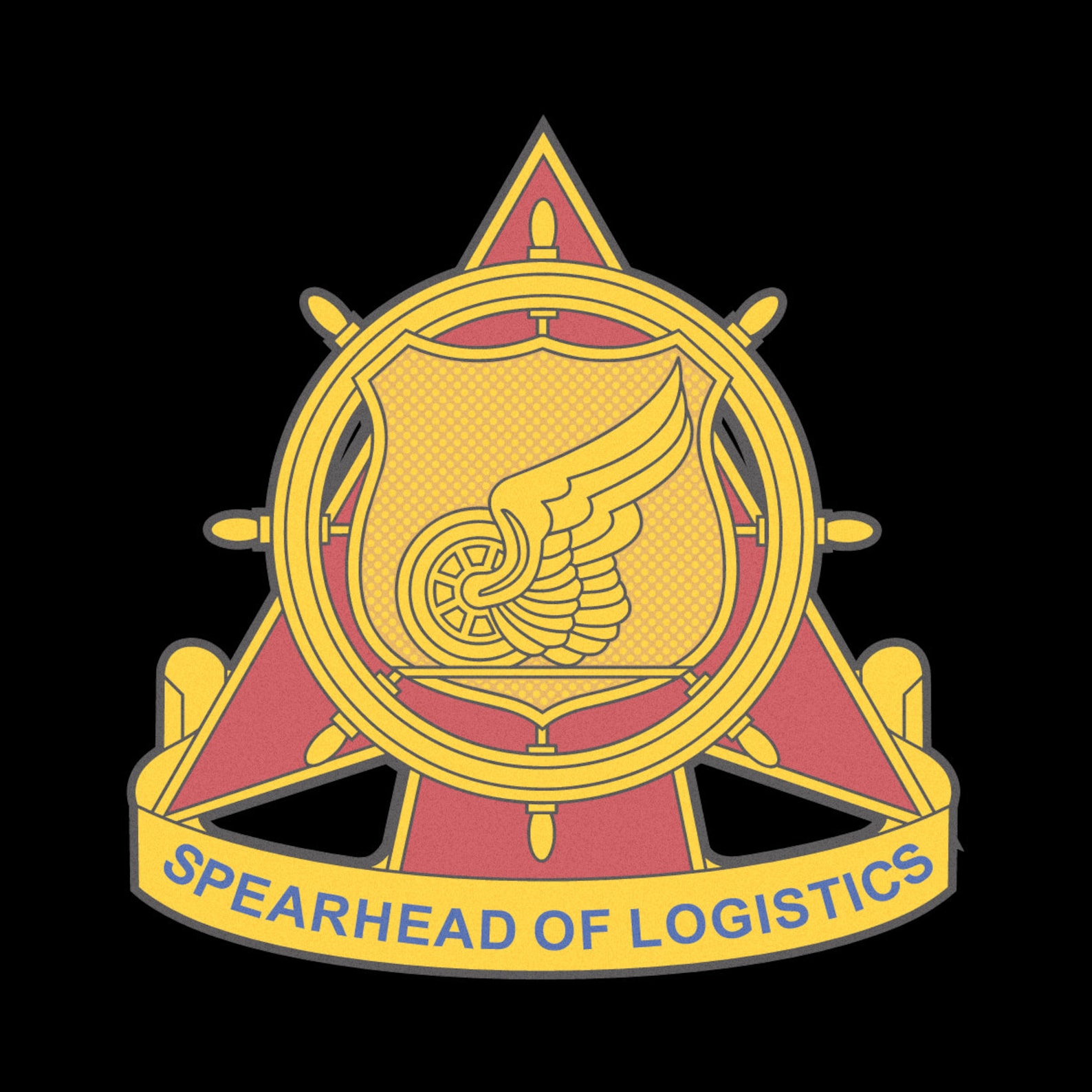 US Army Division Transportation Corps Insignia Reflective Reflective ...