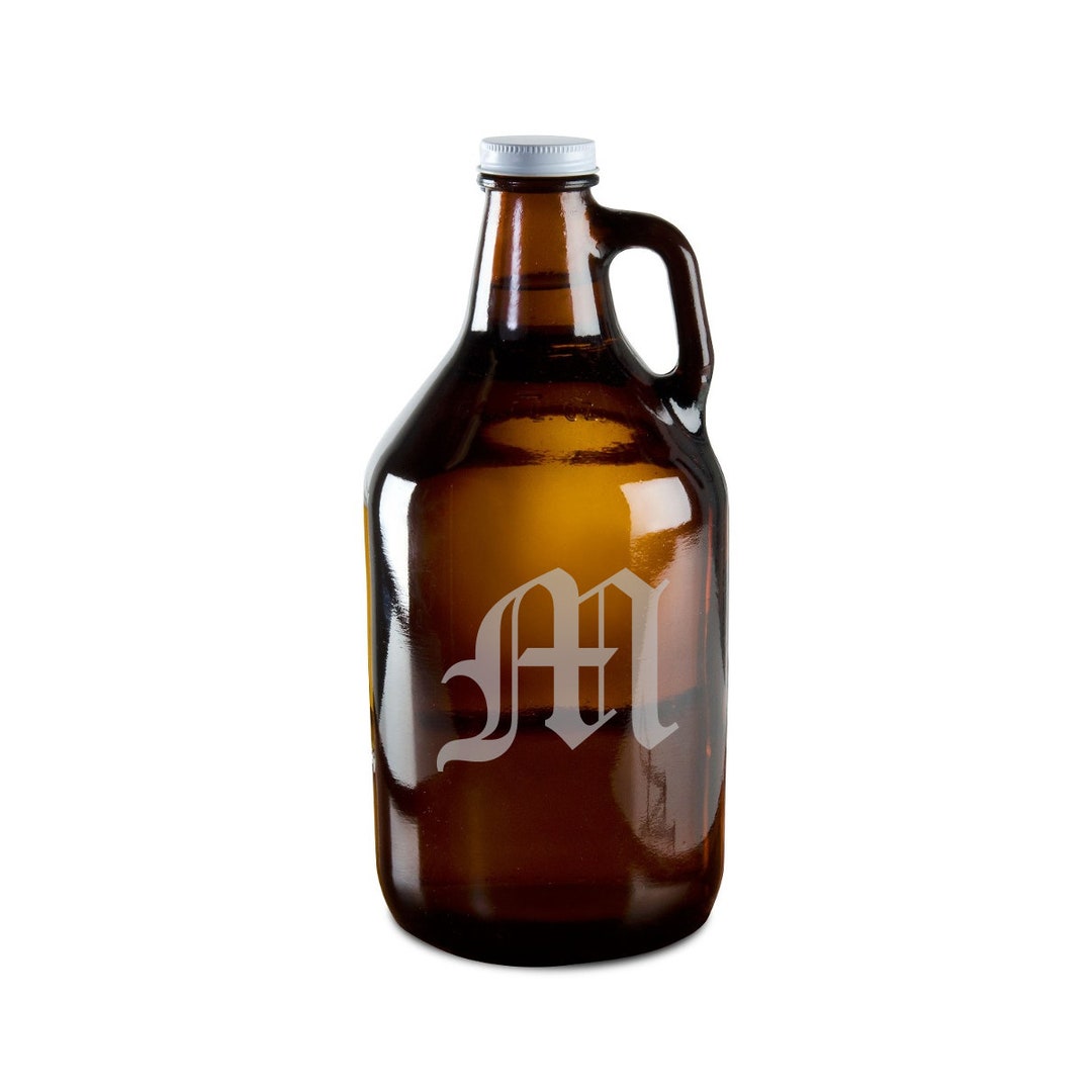 Olde English Monogram 'M' 64 Ounce Beer Wine Growler - Etsy