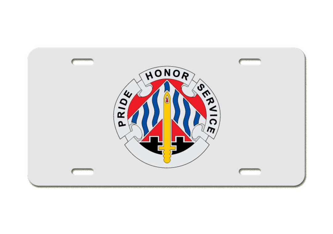 US Army Division - 63rd Regional Support Command DUI - Aluminum License ...