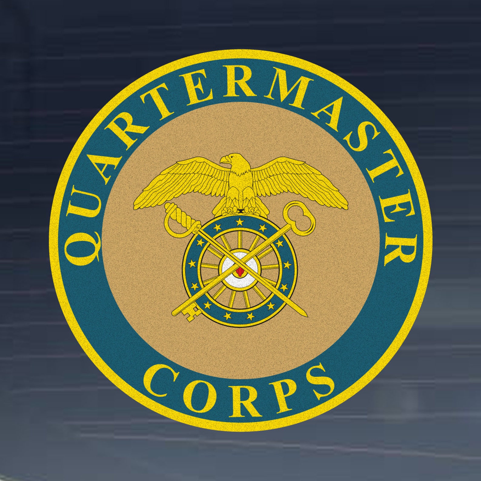 US Army Division Quartermaster Corps Plaque Reflective | Etsy