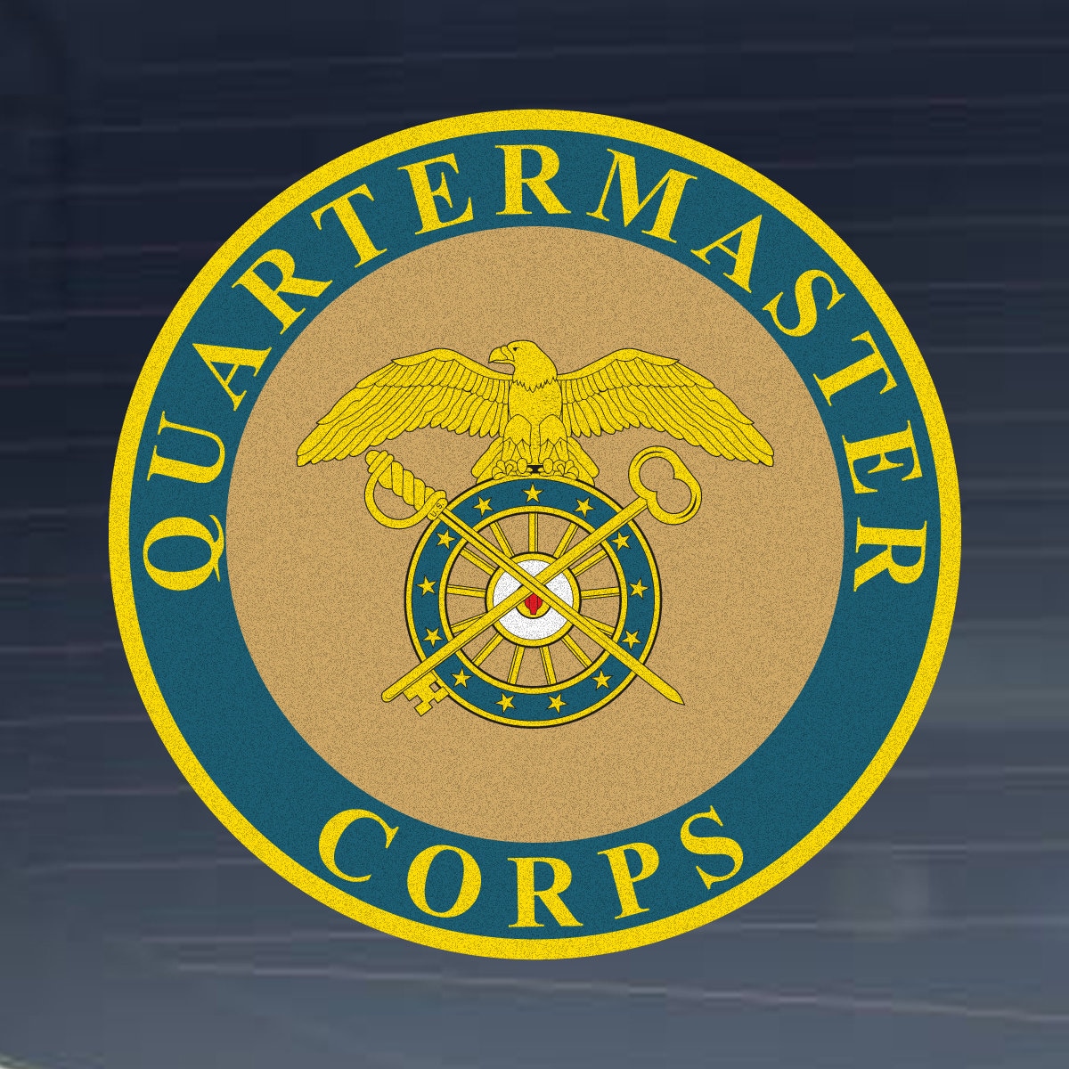 US Army Division Quartermaster Corps Plaque Reflective | Etsy