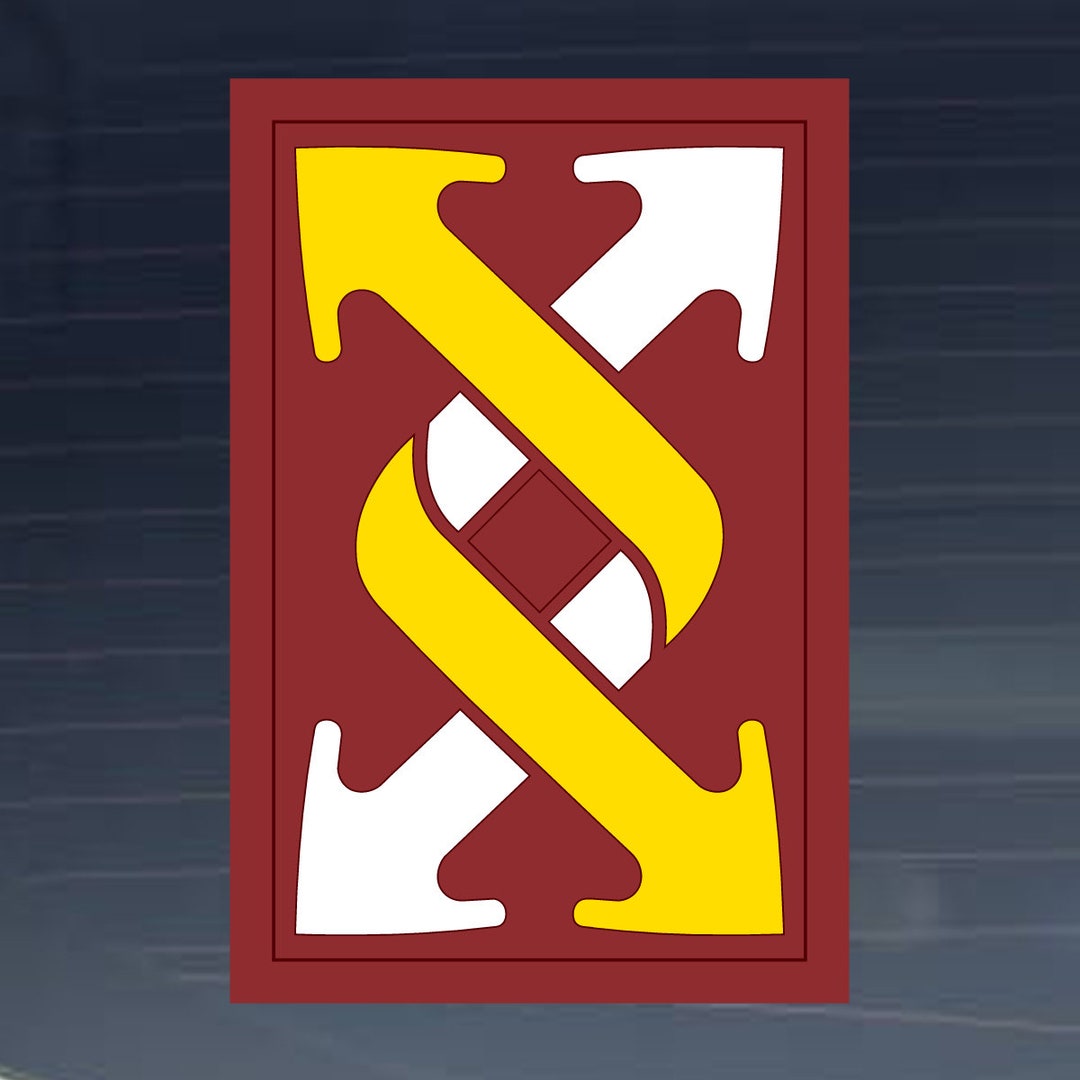 US Army Division - 143rd Sustainment Command SSI Full Color Vinyl Decal ...