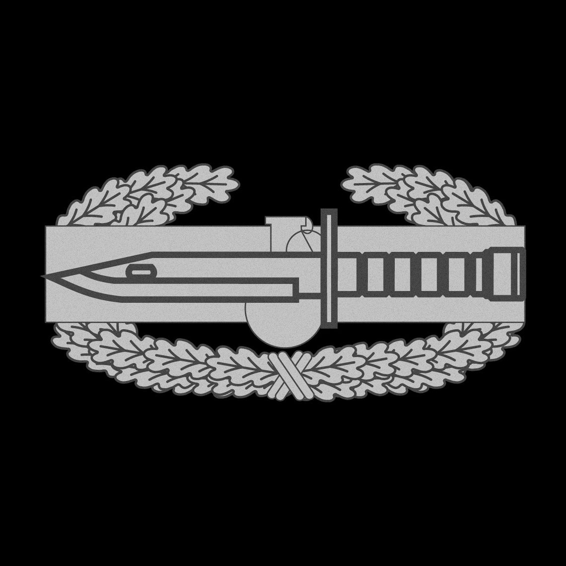 US Army Division - Old Combat Action Badge Reflective Indoor Outdoor ...