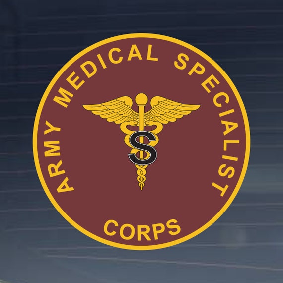 US Army Division Medical Specialist Corps Plaque Full Color | Etsy