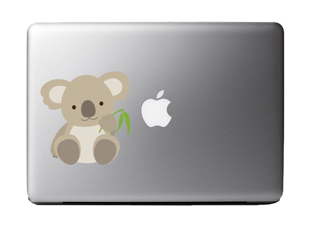 Cartoon Baby Koala Bear - Vinyl Decal for Laptop, Windows, Glass and ...