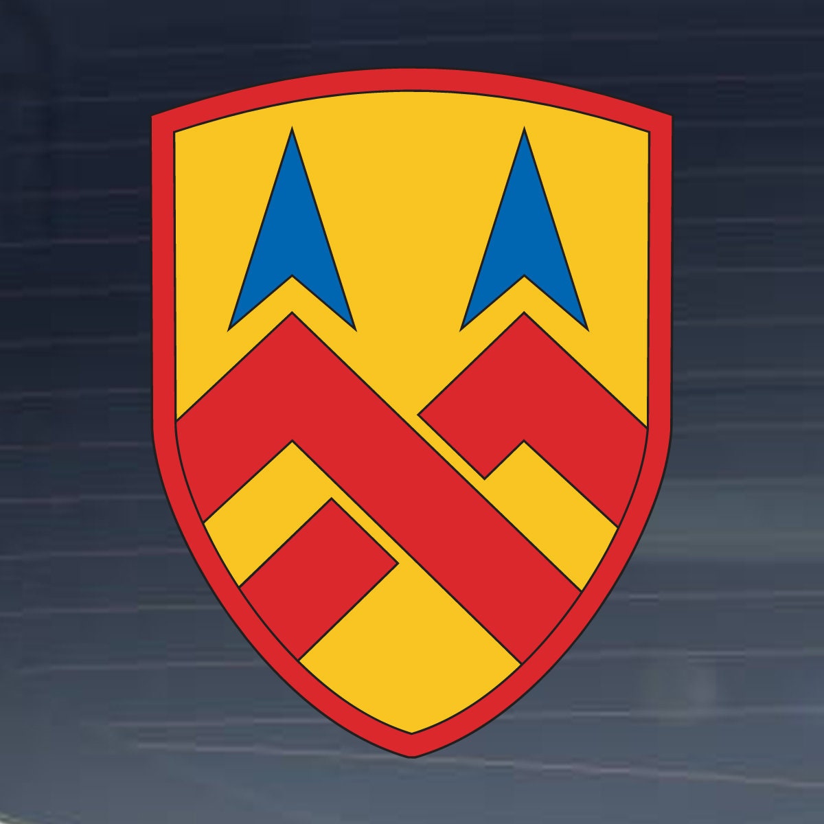 US Army Division - 377th Sustainment Command Full Color Vinyl Decal ...