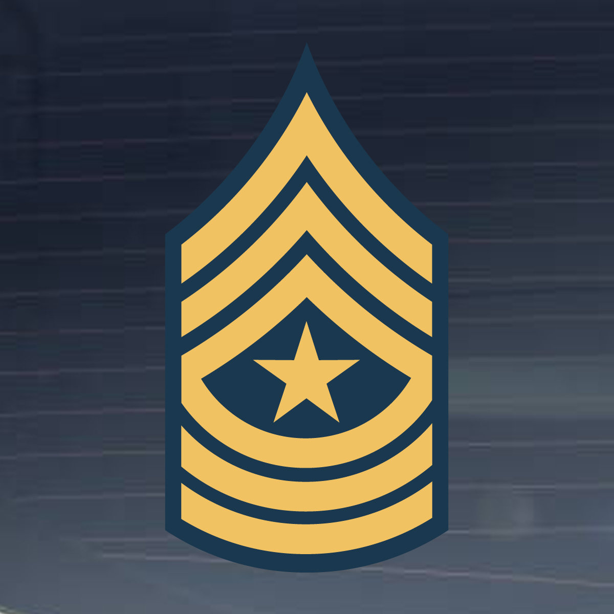 US Army Rank Sergeant Major E-9 Full Color Vinyl Decal - Etsy