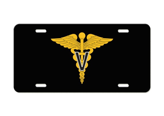 US Army Division Veterinary Corps Emblem Aluminum License | Etsy