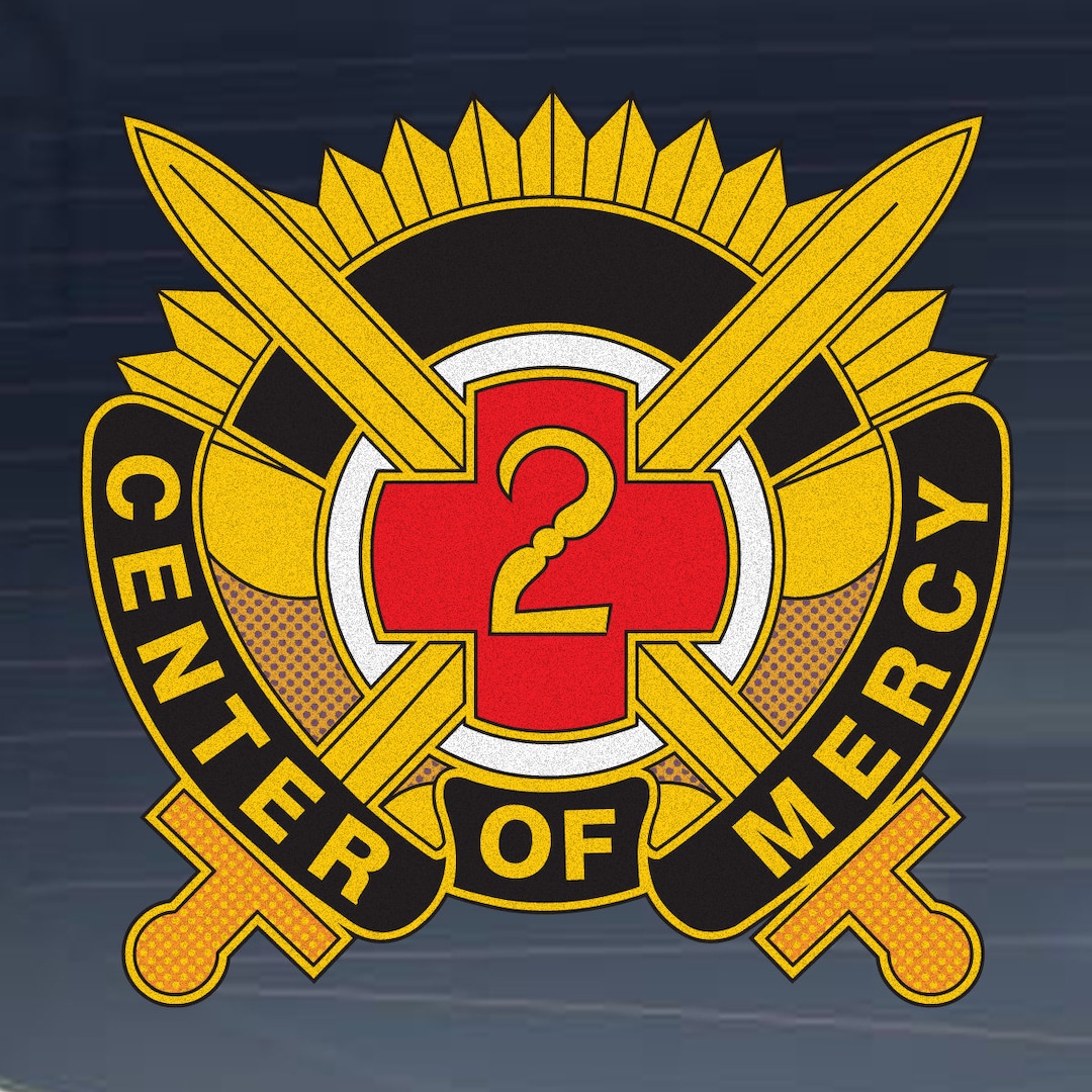 US Army Division - 2nd Medical Brigade DUI Reflective Indoor Outdoor ...